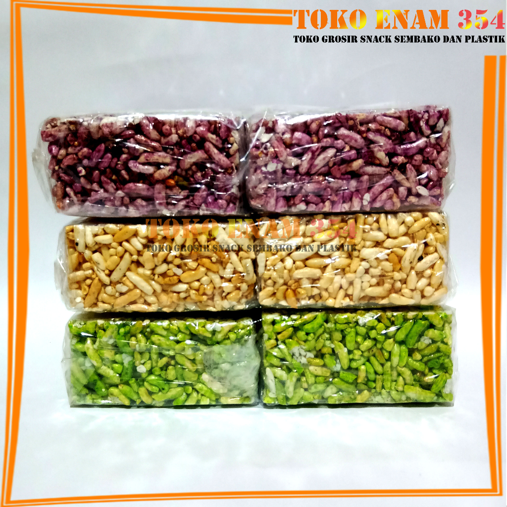 Jual Jipang / Gipang / Bipang / Puff Rice Beras / berondong manis warna ...