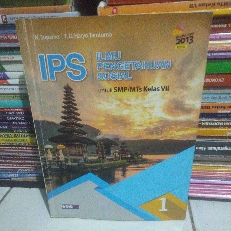 Jual Buku Ips / Ilmu pengetahuan sosial kelas 7/1/VII SMP revisi ...