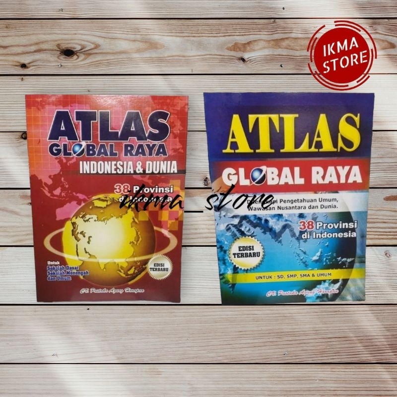 Jual ATLAS INDONESIA DAN DUNIA 38 PROVINSI TERBARU | Shopee Indonesia