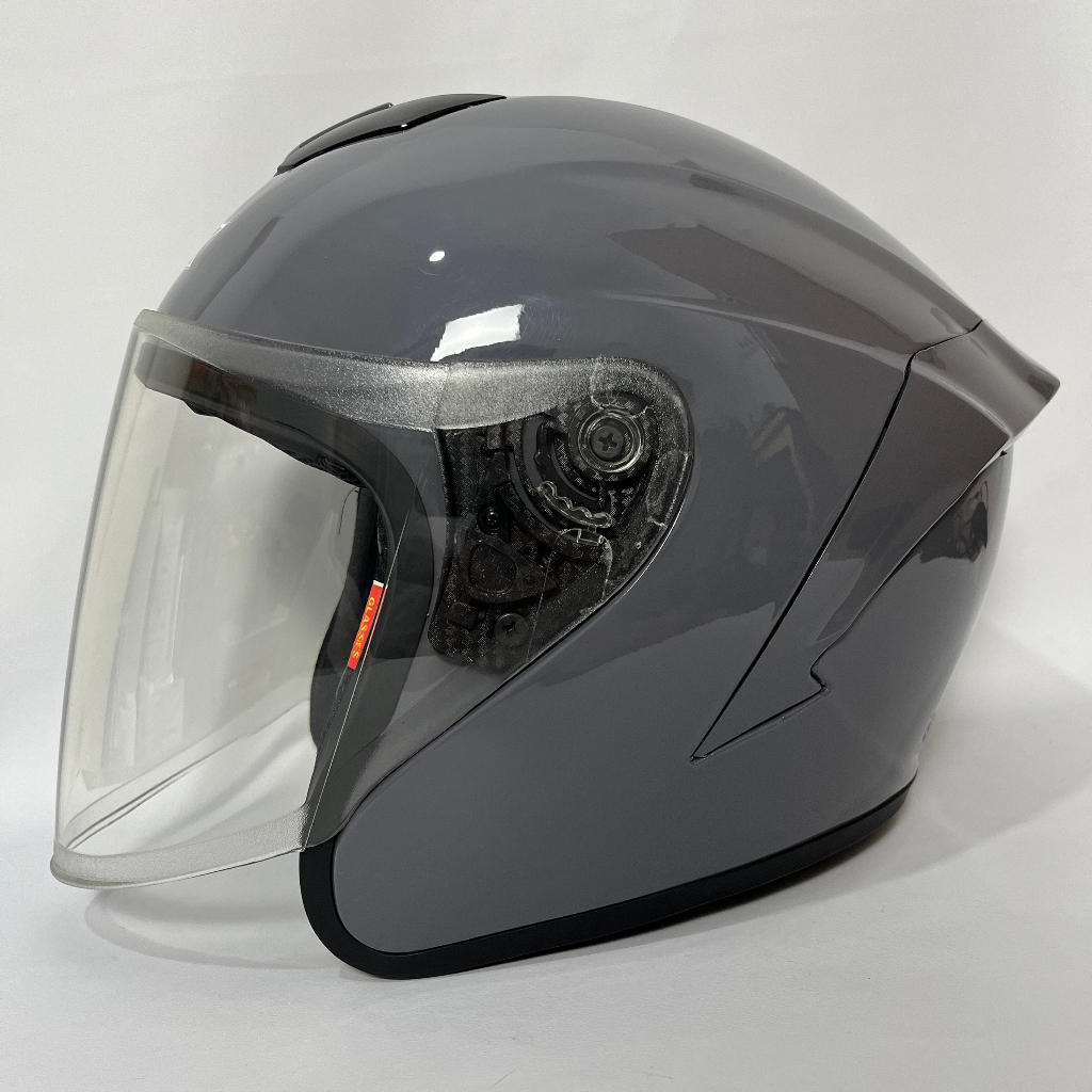 Jual Helm CRX AK-1 Grey Stone Glossy - Polos Solid - Helem Helmet Dewasa SNI (bukan Kairoz NFJ ...