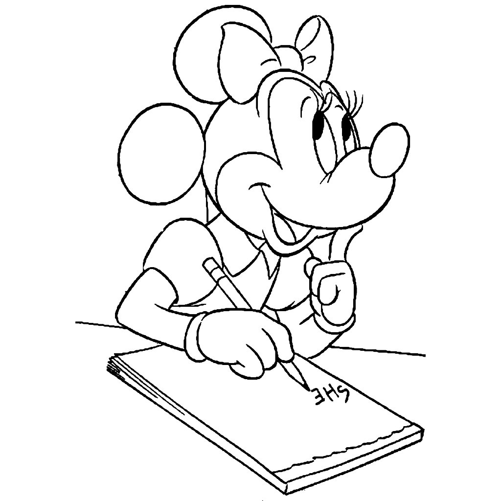 Jual Gambar Sketsa Mewarnai / Mickey Mouse / Part 4 / Gambar Sketsa ...