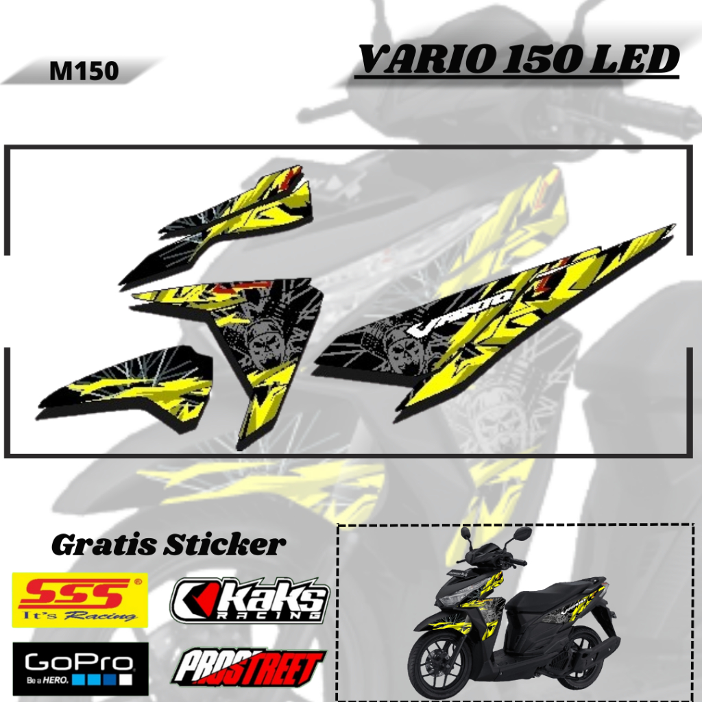 Jual Lis Striping Sticker Variasi Aksesoris List Stiker Pelindung Body ...