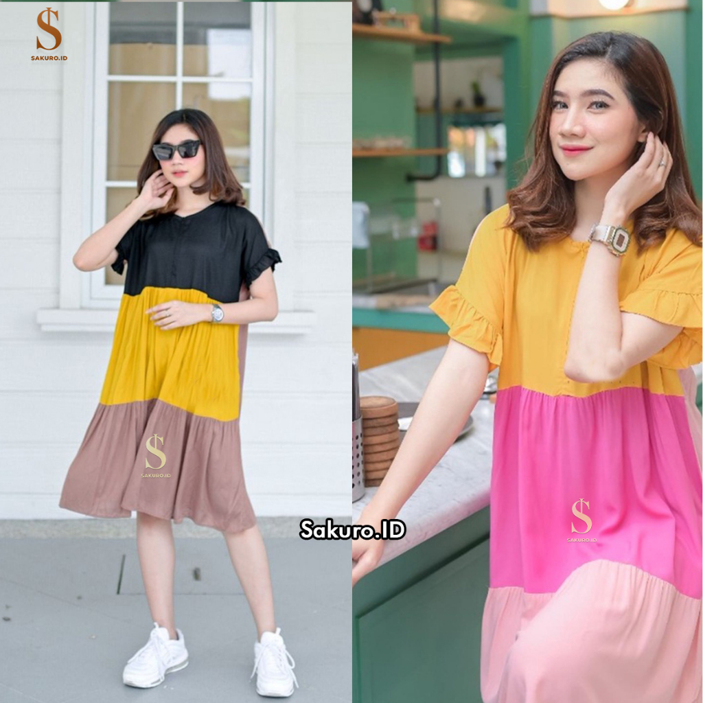 Jual Daster Icecream Remaja Kekinian Polos Kombinasai Warna Cantik ...