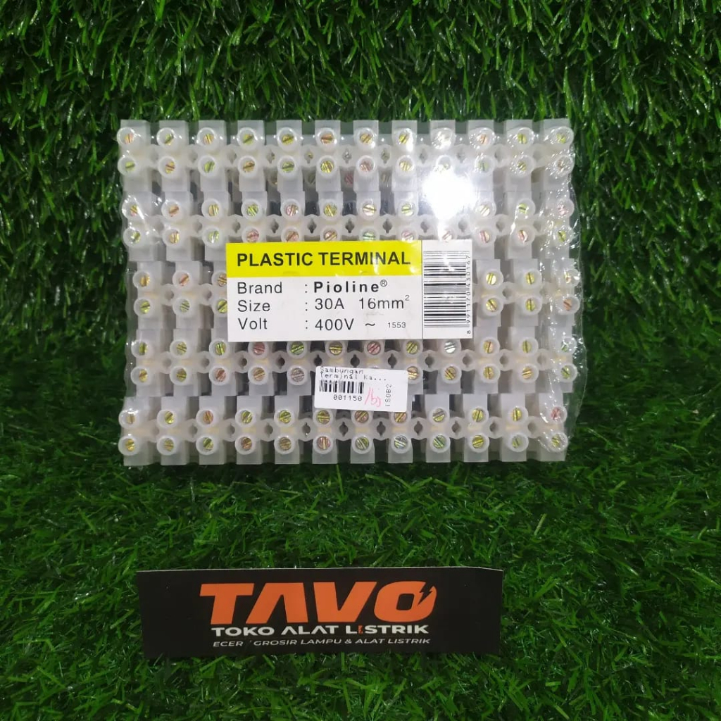 Jual Terminal Block Blok Krustin 16mm 30A 30 Ampere putih Sambungan ...