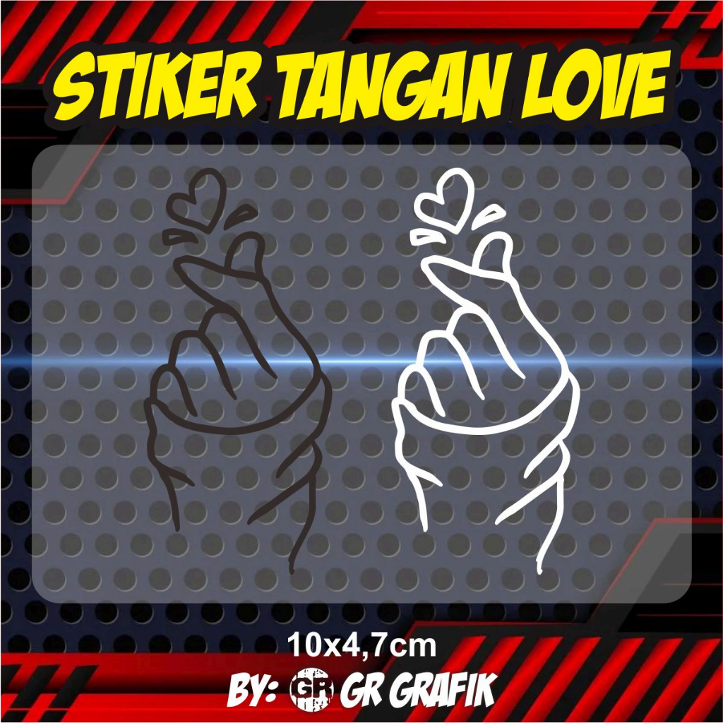 Jual STIKER TANGAN LOVE SARANGHAEO MURAH TANPA MINIMAL PEMBELIAN ...