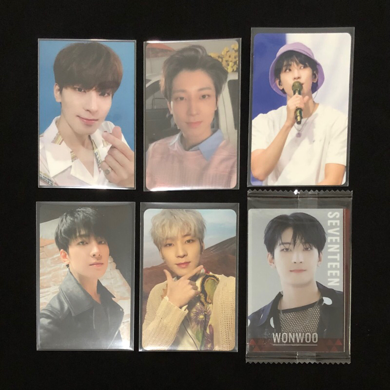 Jual Seventeen Wonwoo Photocard [ BACA DESKRIPSI ] | Shopee Indonesia