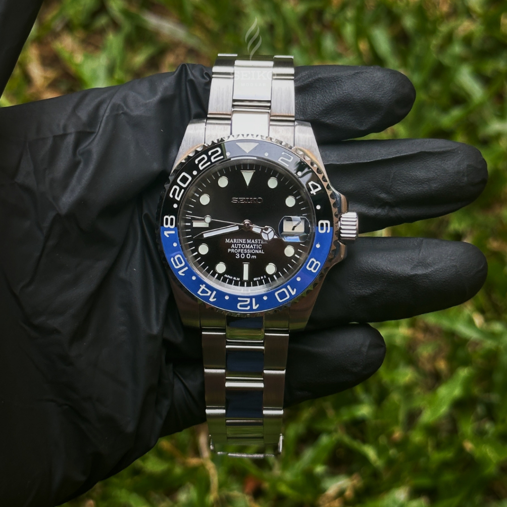 Jual Seiko Batman NH35 Automatic Submariner Sapphire 40mm | Shopee ...
