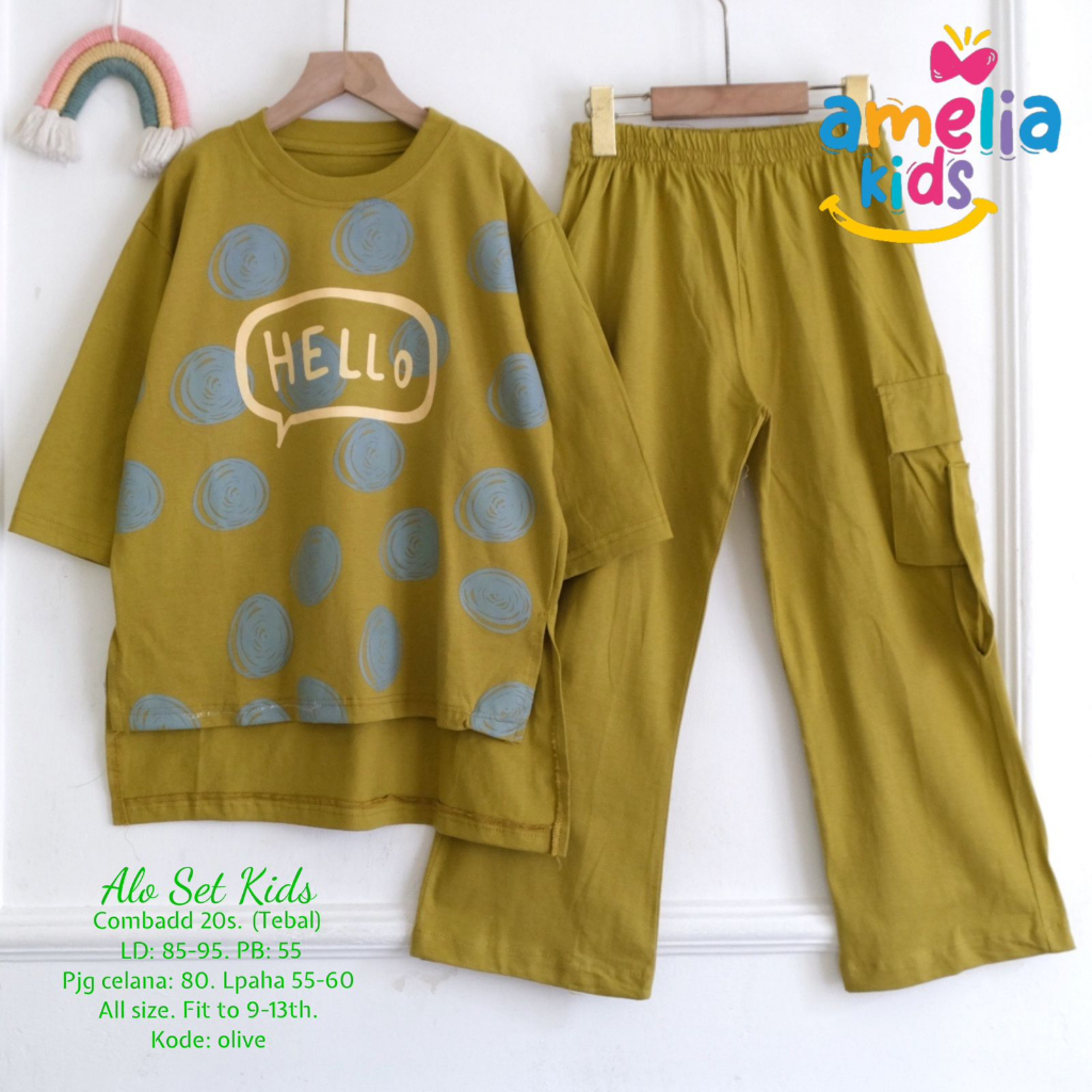 Jual ALO SET KIDS ORIGINAL BY AMELIA SETELAN BAJU ANAK KAOS DAN CELANA ...