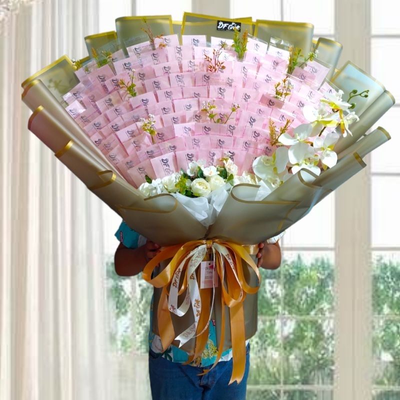 Jual Asher jiera buket uang kosongan jumbo , 100 lembar kosongan ...