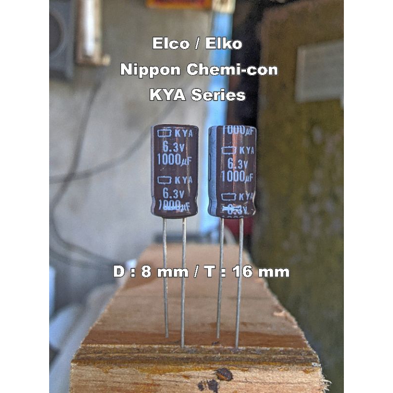 Jual Elco Elko 1000uf 6.3v 10v 16v Nippon Chemi-con | Shopee Indonesia