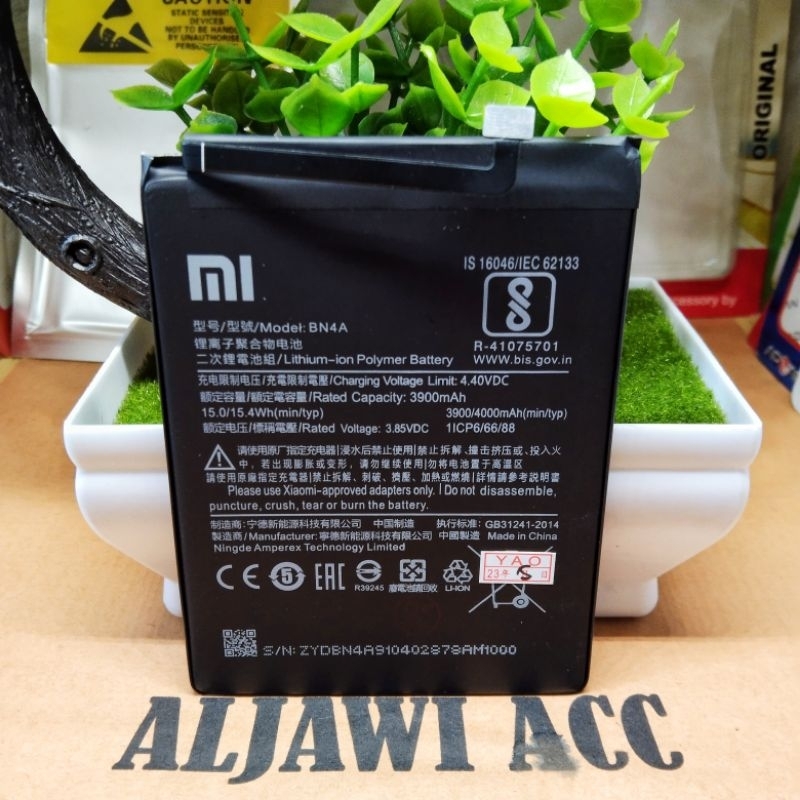 Jual Baterai Batre Battery Xiaomi Xiomi Redmi Note 7 / 7 Pro BN4A BN-4A Original Battery Hp ...