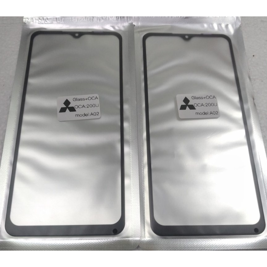 Jual KACA LCD KACA DEPAN PLUS LEM OCA SAMSUNG A02 | Shopee Indonesia