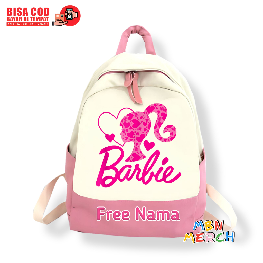 Jual Tas ransel anak SD Barbie logo/bacpack anak | Shopee Indonesia