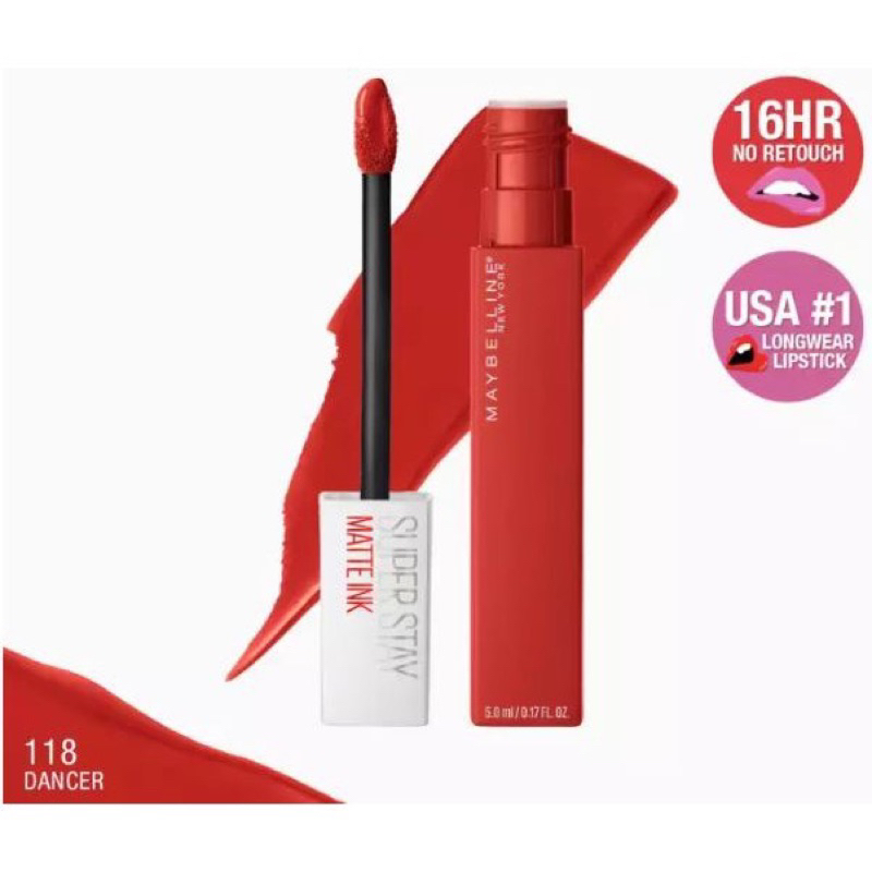 Jual Maybelline Superstay Matte Ink Lipstick Original 100 Shopee 5369