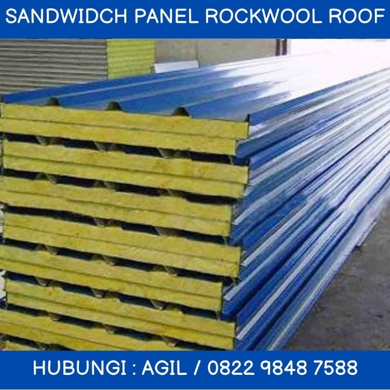 Jual Sandwidch Panel Rockwool Roof | Shopee Indonesia