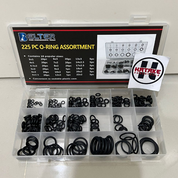 Jual Belter Karet O Ring Seal Seal Tightening isi 225 pcs Seal O ring dan box | Shopee Indonesia