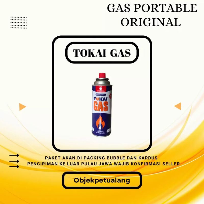 Jual TOKAI GAS PORTABLE ORIGINAL 235 GRAM | Shopee Indonesia