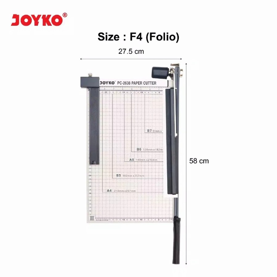 Jual Paper Cutter / Pemotong Kertas Joyko PC-2638 / F4 | Shopee Indonesia