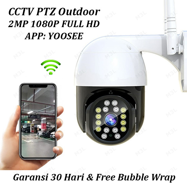 Jual IP Camera Outdoor Yoosee 1080P PTZ Speed Dome Wireless Pan Tilt ...