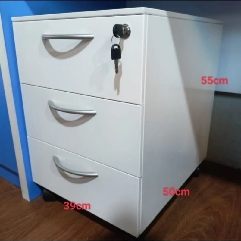 Jual Laci Besi Drawer Cabinet Lemari Besi Serbaguna (3 Susun) Chantech ...