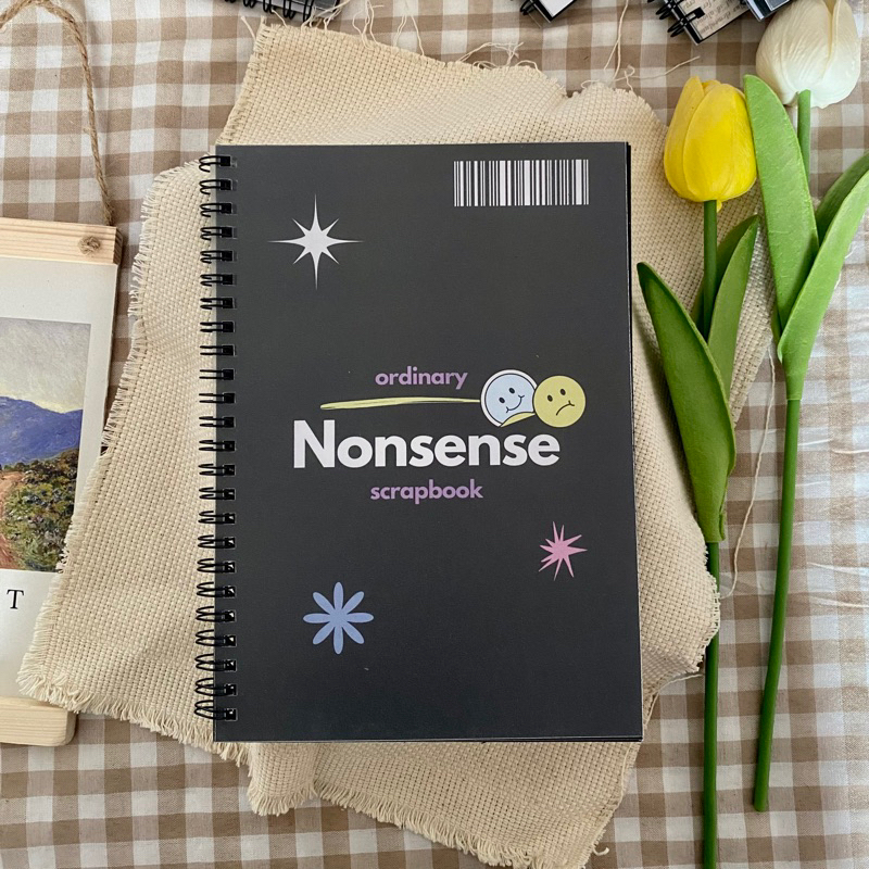 Jual Scrapbook Hitam dan Coklat Potrait Album Foto A5 isi 20 lembar ...