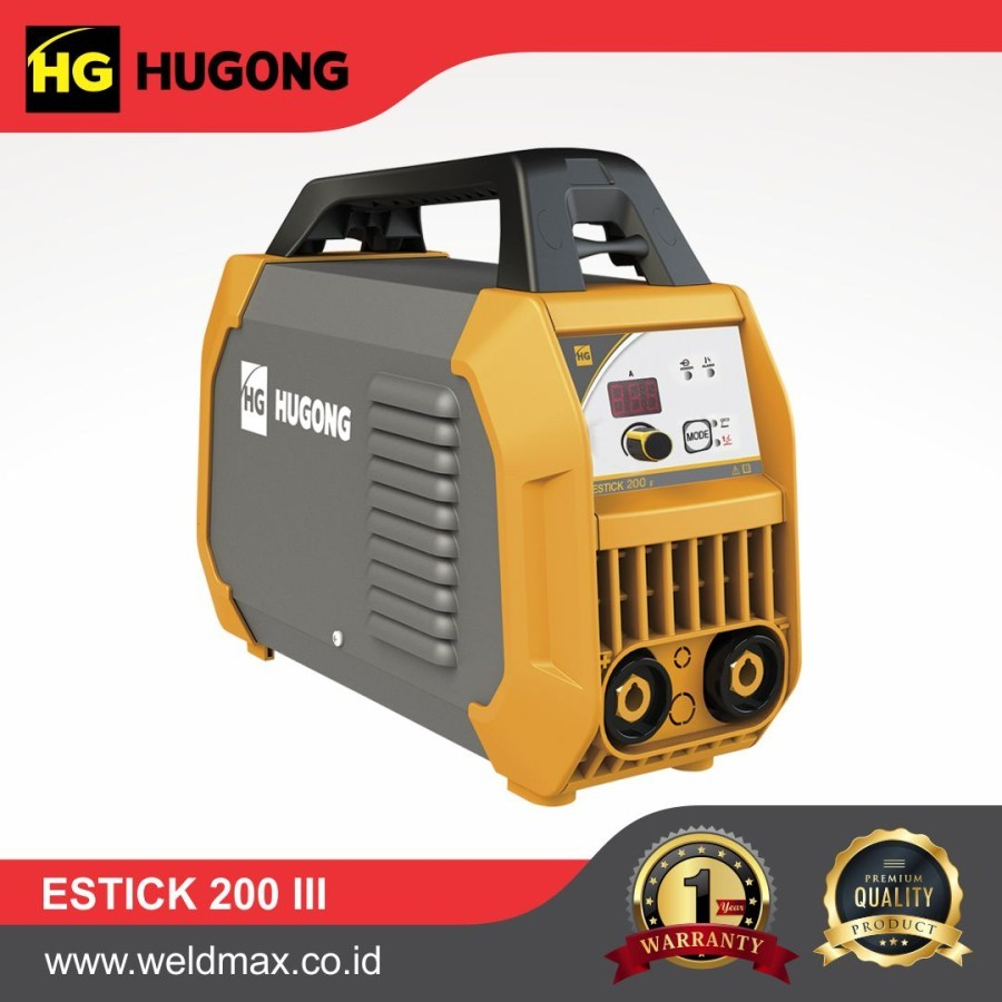 Jual MESIN LAS STICK ELECTRODE HUGONG ESTICK 200 III PORTABLES SMAW ...