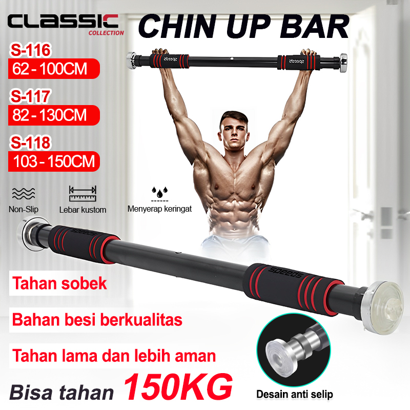 Jual Doorway Pull Up Bar Chinning Bar Alat Pull Up Pintu Kusen Rumah ...