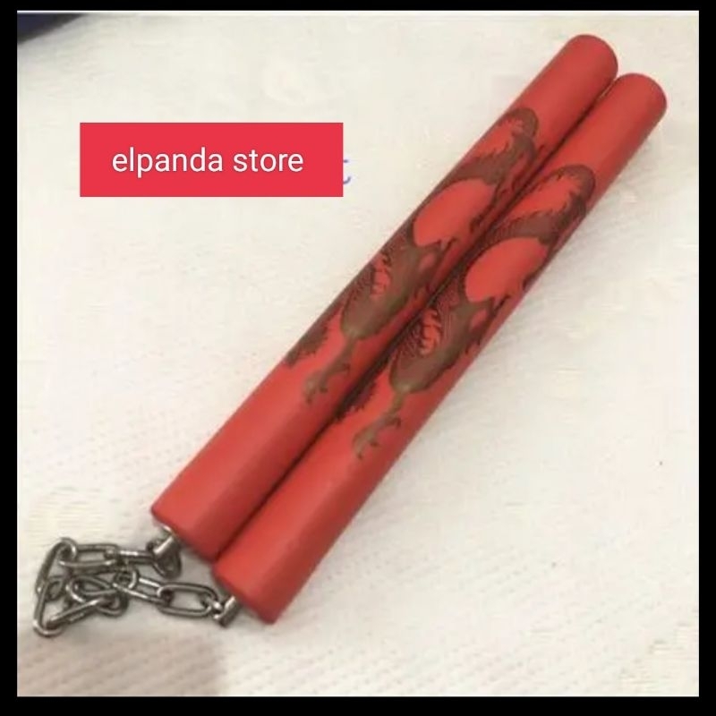 Jual Nunchaku Double Stick Busa Foam Naga | Shopee Indonesia
