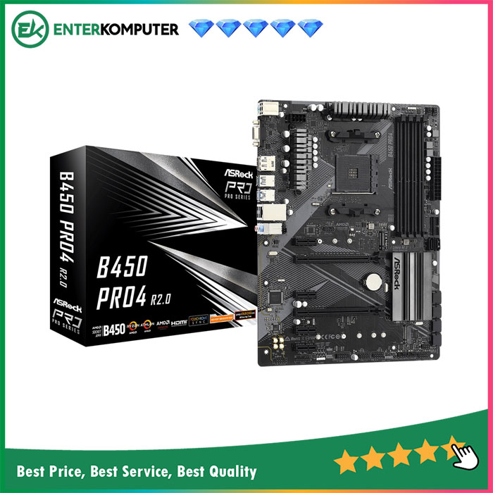 Jual ASRock B450 Pro 4 | Shopee Indonesia