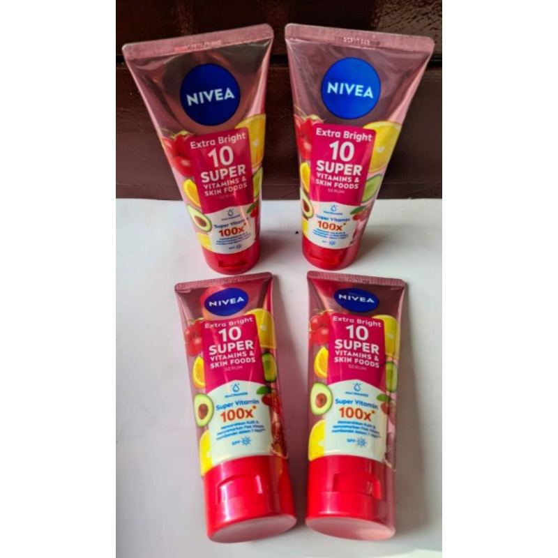 Jual Hanbody Nivea Extra Bright 10 Super Vitamin & Skin Foods | Shopee ...