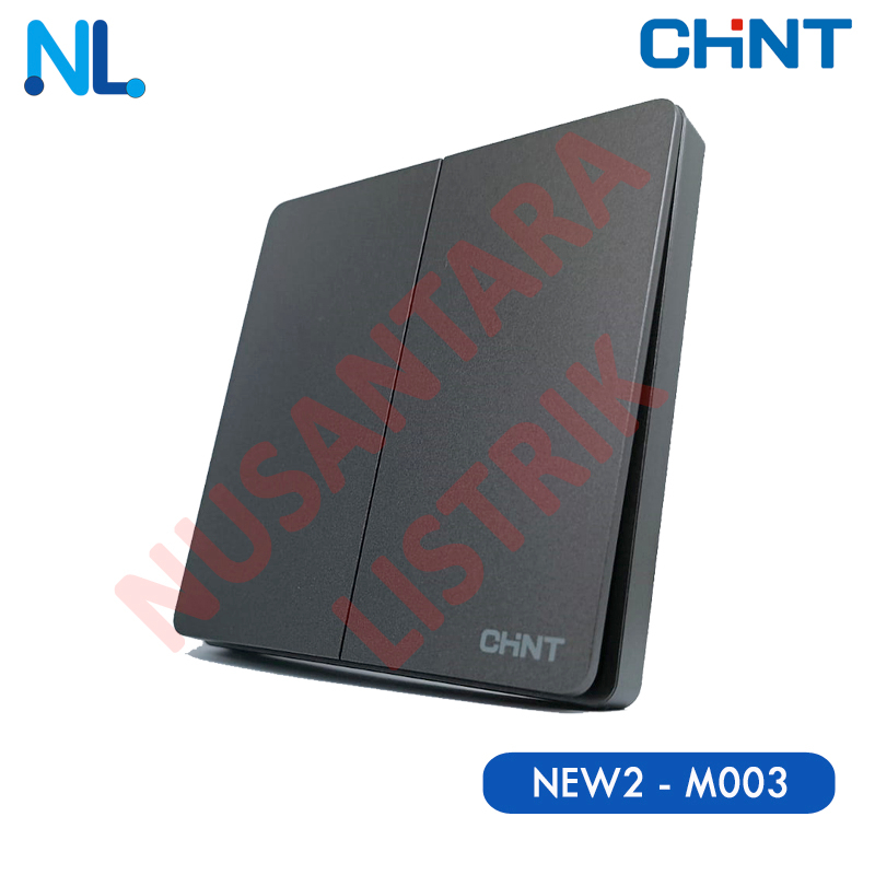 Jual Flush Switch CHINT 2 Gang 1 Way (10A 250V) NEW2-M003 | Shopee ...