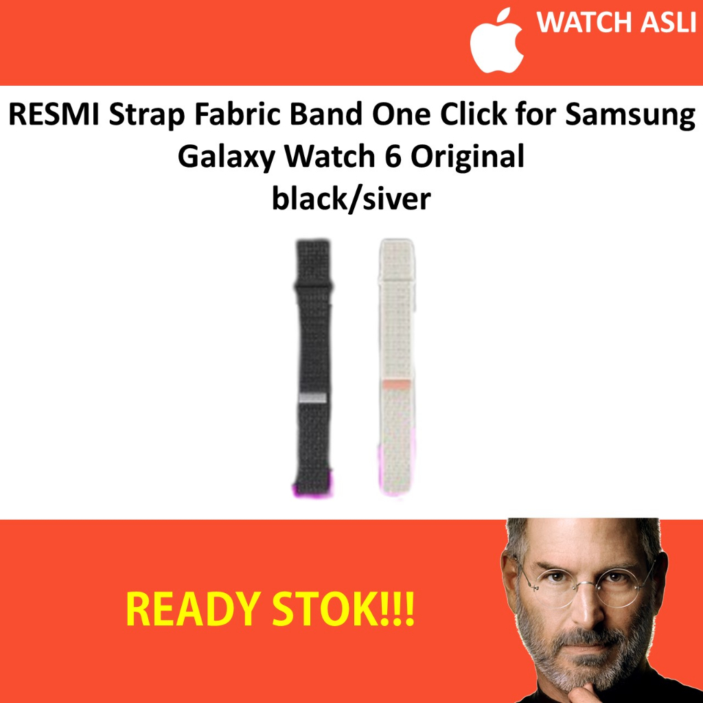 Jual RESMI Strap Fabric Band One Click for Samsung Galaxy Watch 6 ...