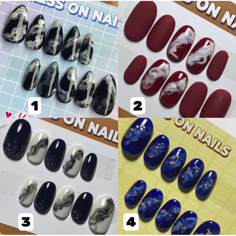Jual Press on nails / Fake nails | Shopee Indonesia