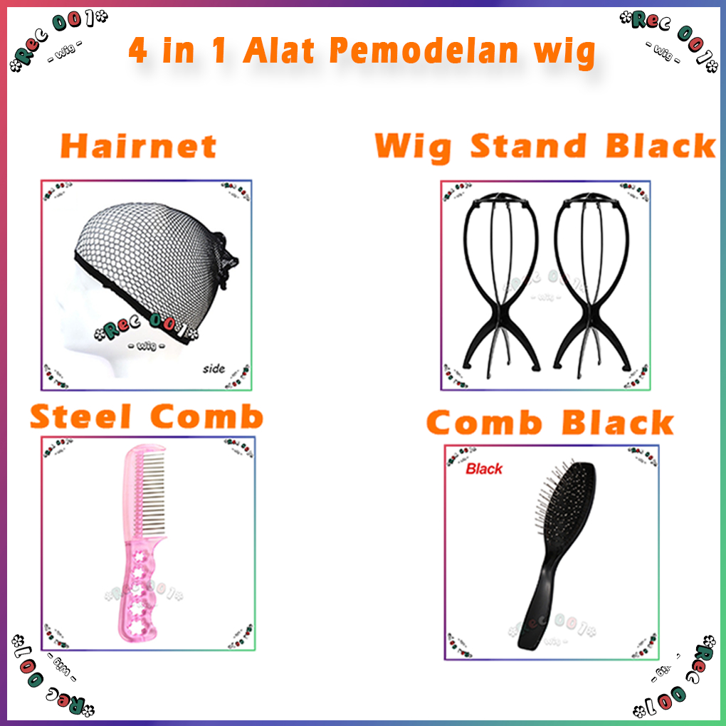 Jual 【Kombinasi Alat Pemodelan Wig】 Kombinasi Alat Penjepit Wig ...