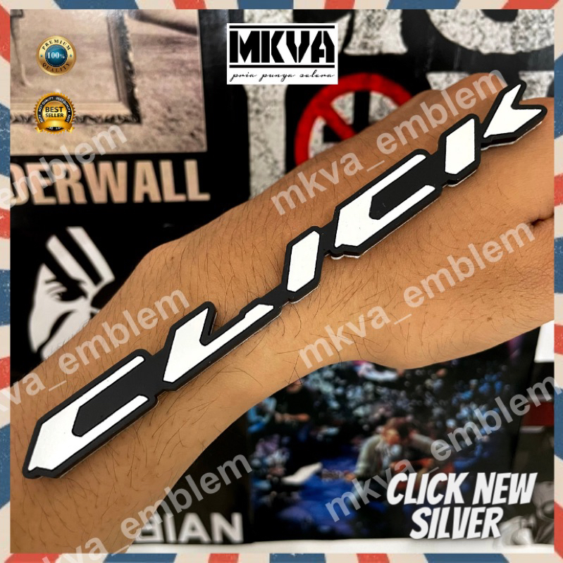 Jual CLICK EMBLEM CLICK TIMBUL VARIASI VARIO TEMPELAN EMBLEM KIRI KANAN ...