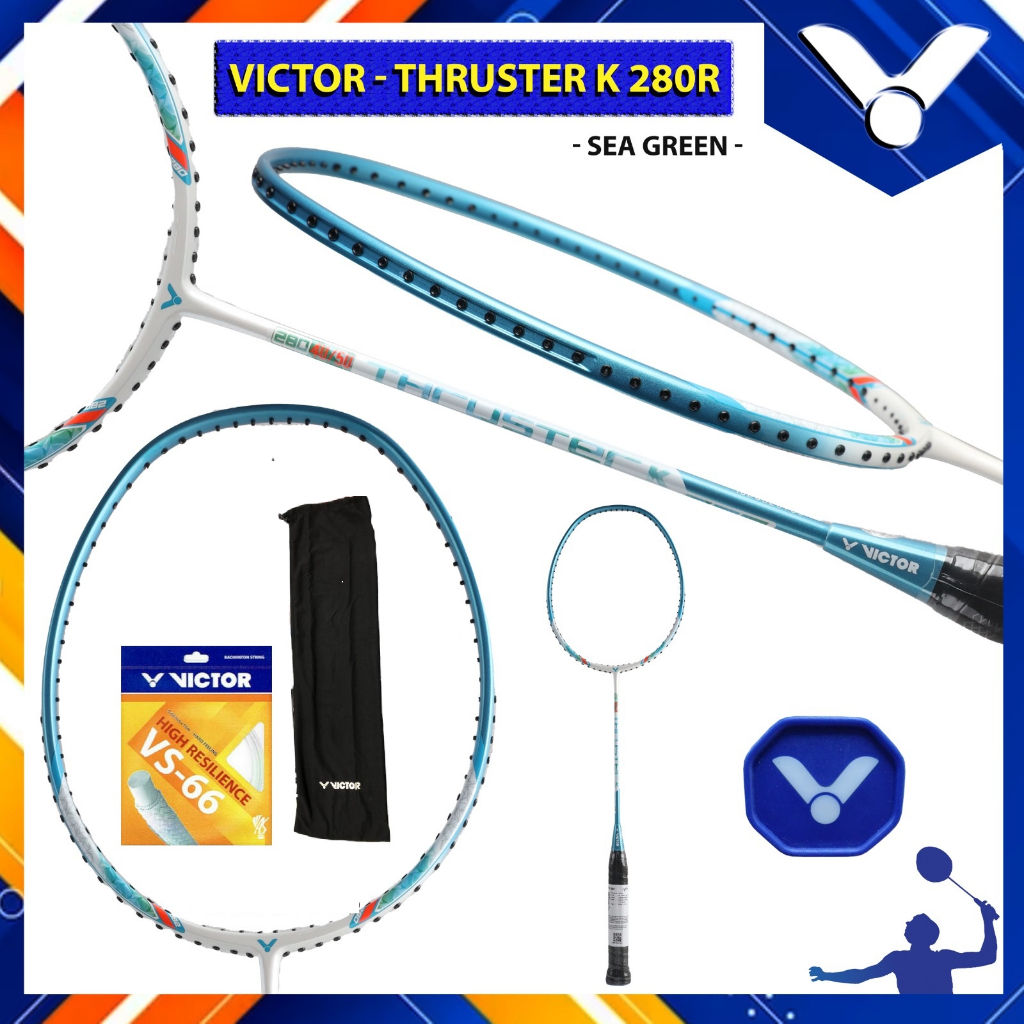 Jual Raket Badminton Original Victor Thruster K 280 R TK 280R TK-280R ...