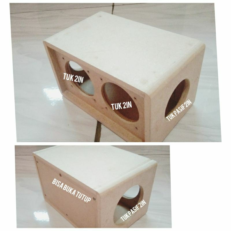 Jual box speaker 2inx2 plus lubang pasif 2inx2 bisa buka tutup | Shopee ...