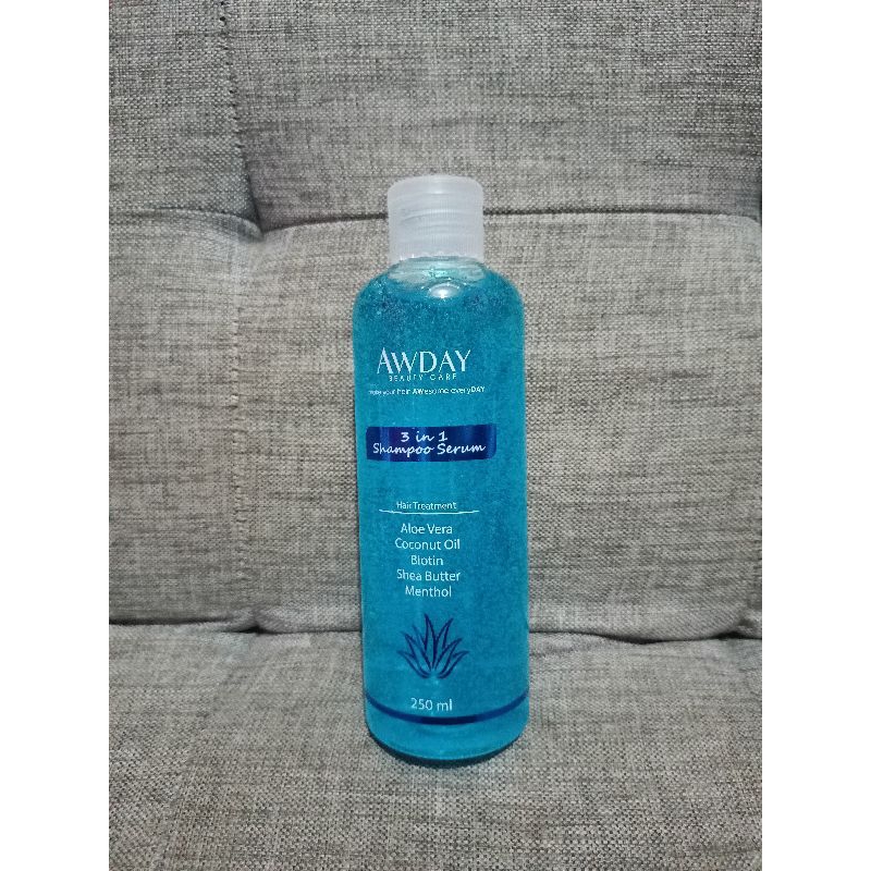 Jual AWDAY BUNDLING PAKET SUPER HEMAT 3in1 Shampoo 250ML & 100ML dan ...