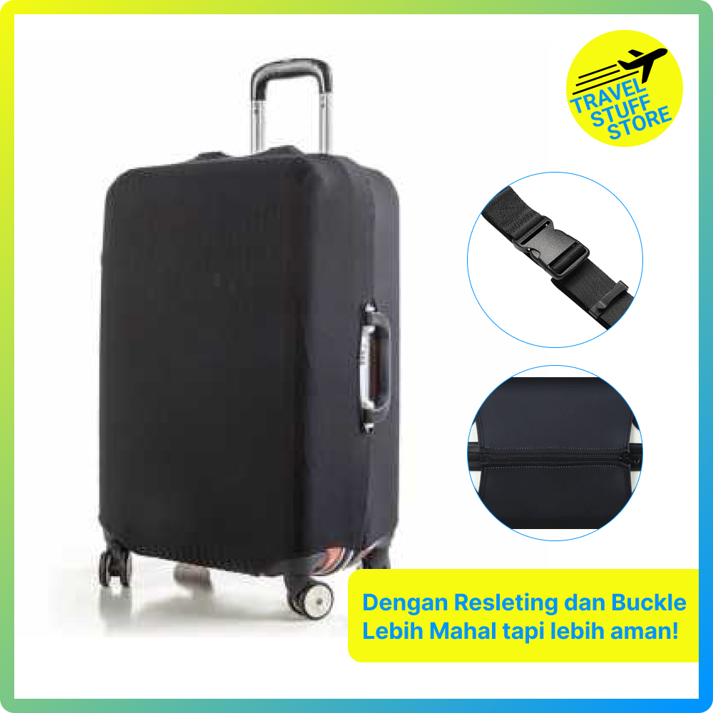 Jual Sarung Koper Tebal Premium Elastis dengan Resleting dan Buckle ...