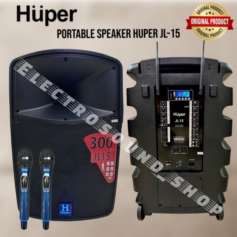 Jual SPEAKER PORTABLE HUPER JL15 / JL-15 / JL 15 15INCH ORIGINAL ...
