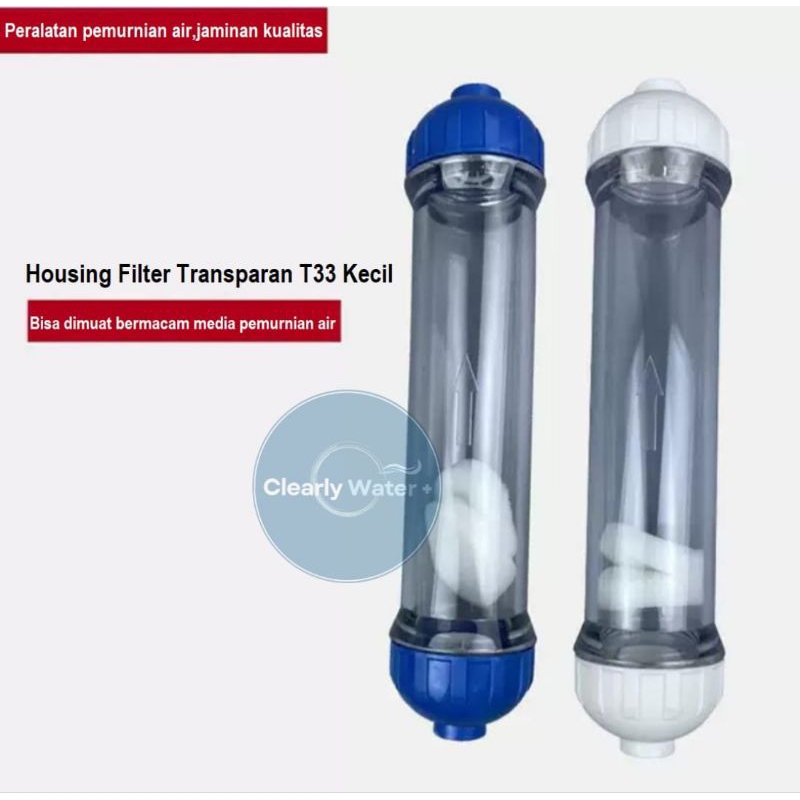 Jual T33 Filter Housing Transparan Refillable | Shopee Indonesia