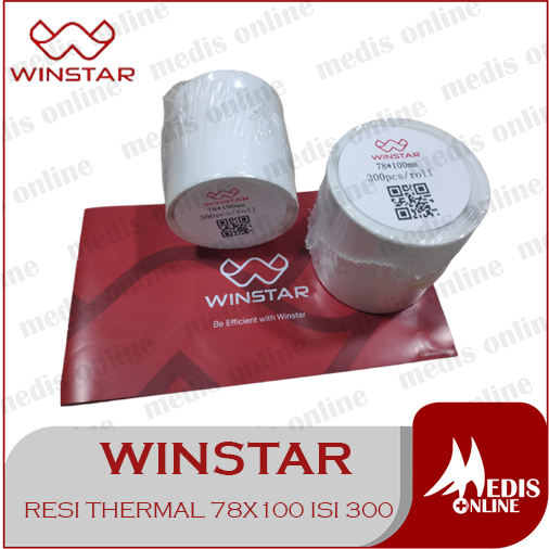 Jual Kertas Label Sticker Resi Thermal Barcode 78x100 mm Gulung Isi 300 ...