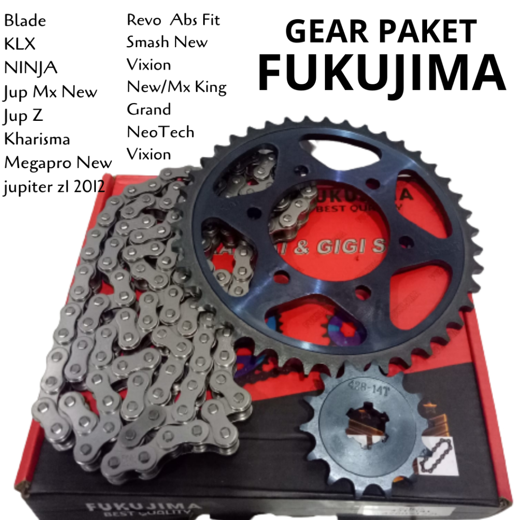 Jual GEAR SET GIR PAKET BLADE NEW REVO 110 PGM FI BLADE NEW FI REVO FIT ...