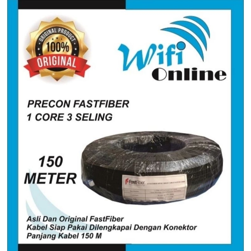 Jual Kabel Fiber Optik FO 150m Precon Drop Core | Shopee Indonesia