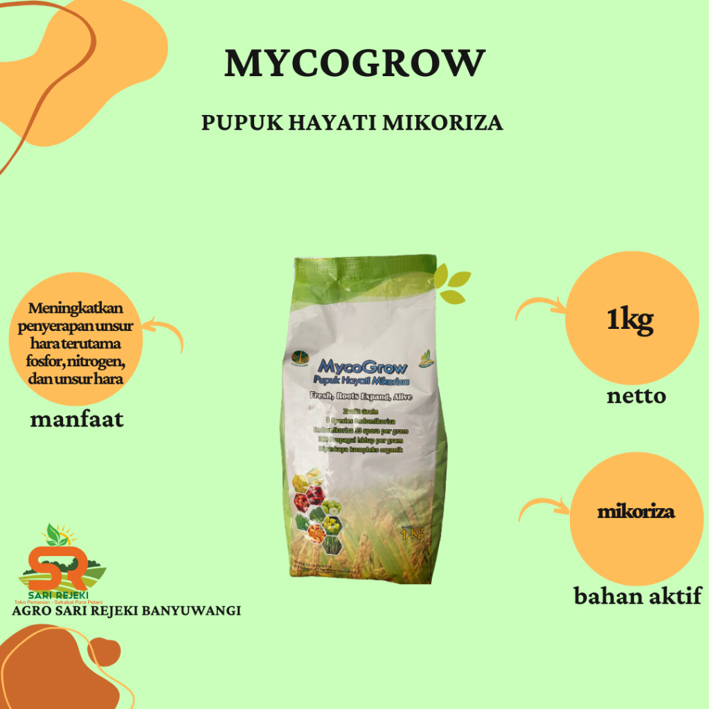 Jual MYCOGROW 1KG PUPUK HAYATI MIKORIZA | Shopee Indonesia
