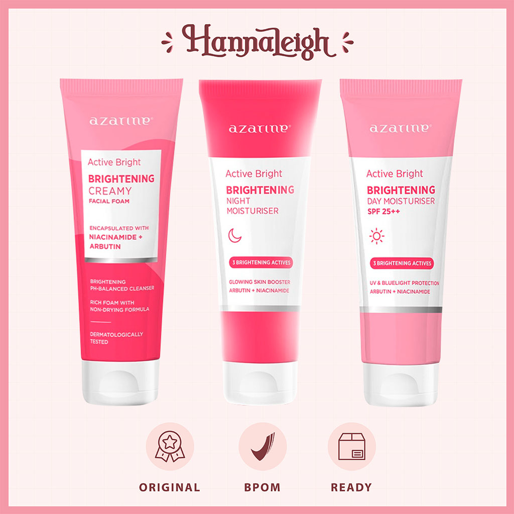 Jual AZARINE - Brightening Creamy Facial Foam || Brightening Day ...