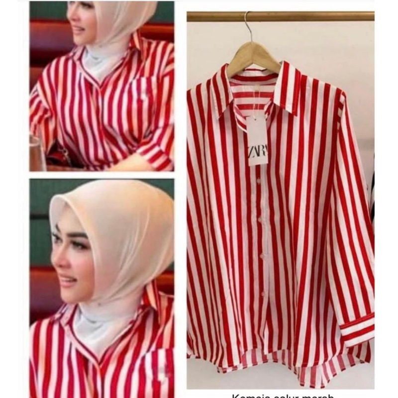 Jual (TERSEDIA UKURAN L-3XL) KEMEJA MERAH PUTIH 17 AGUSTUS KEMERDEKAAN ...