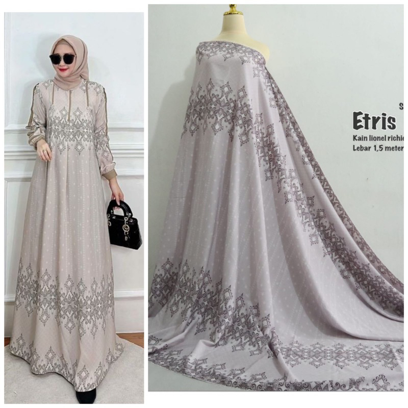 Jual kain lionel richi motif terbaru // kain etnik sarra // kain lionel ...