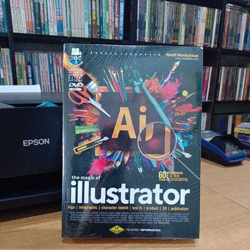 Jual BUKU THE MAGIC OF AI ADOBE ILLUSTRATOR 60 TUTORIAL | Shopee Indonesia