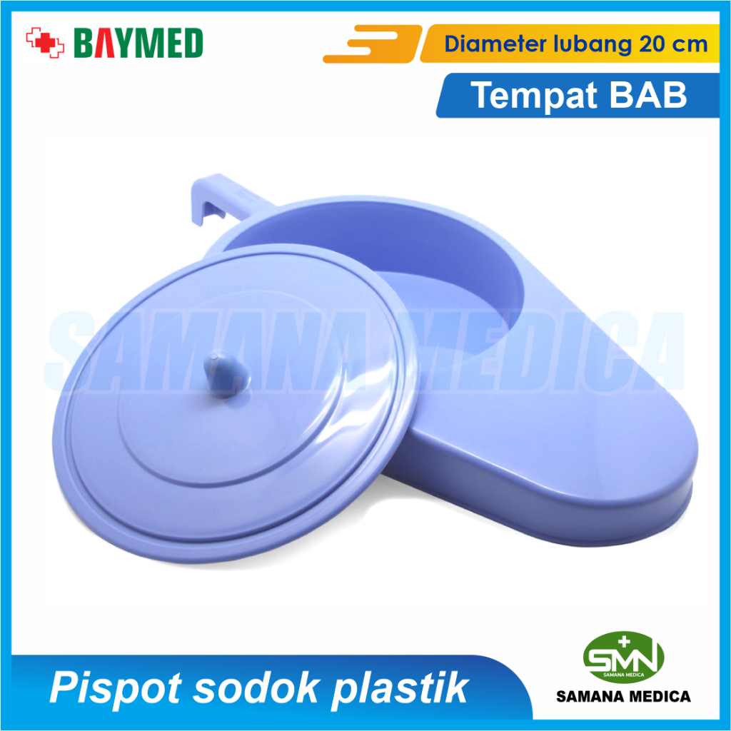 Jual Pispot sodok plastik BAYMED (bukan logam) / Stickpan untuk BAB ...